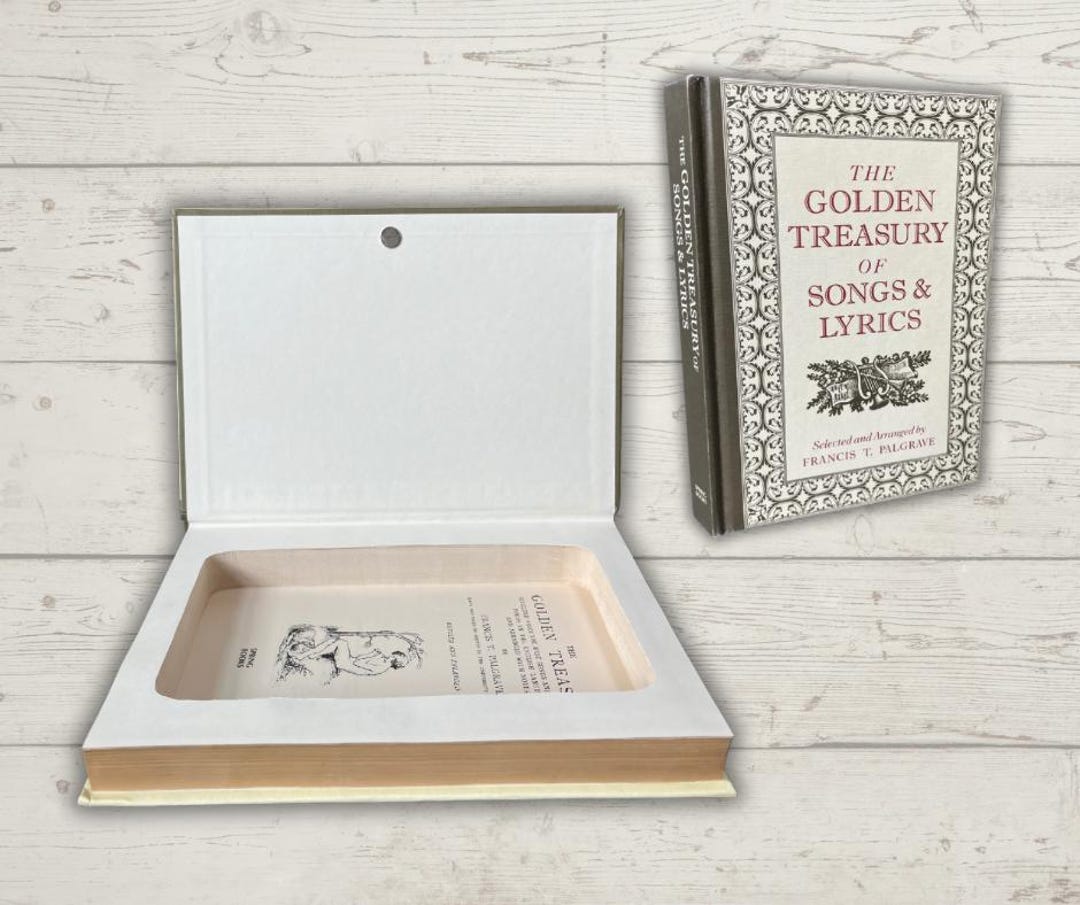 Hidden Book Safe – Handmade Hollow Book With Magnetic Closure | Secret ...