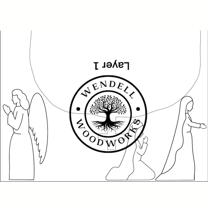 Resurrection Scene Scroll Saw Template-easter Template - Etsy