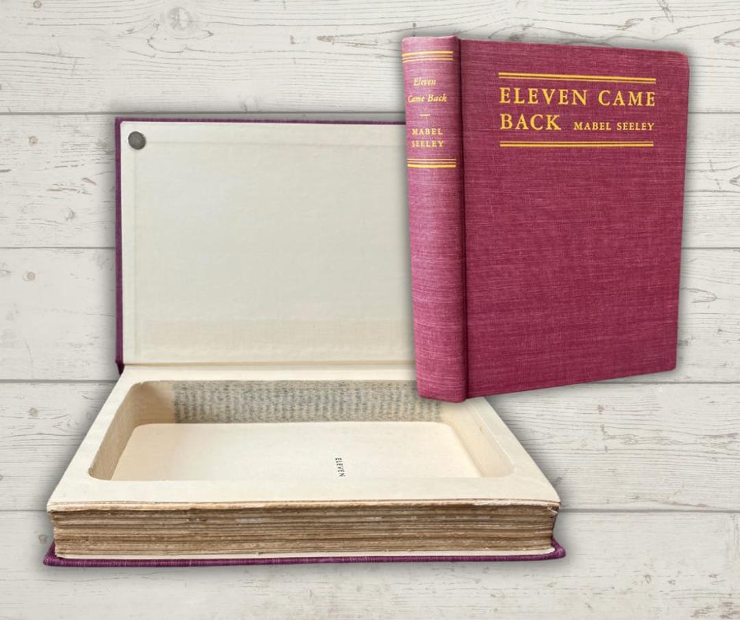 Hidden Book Safe – Handmade Hollow Book With Magnetic Closure | Real ...