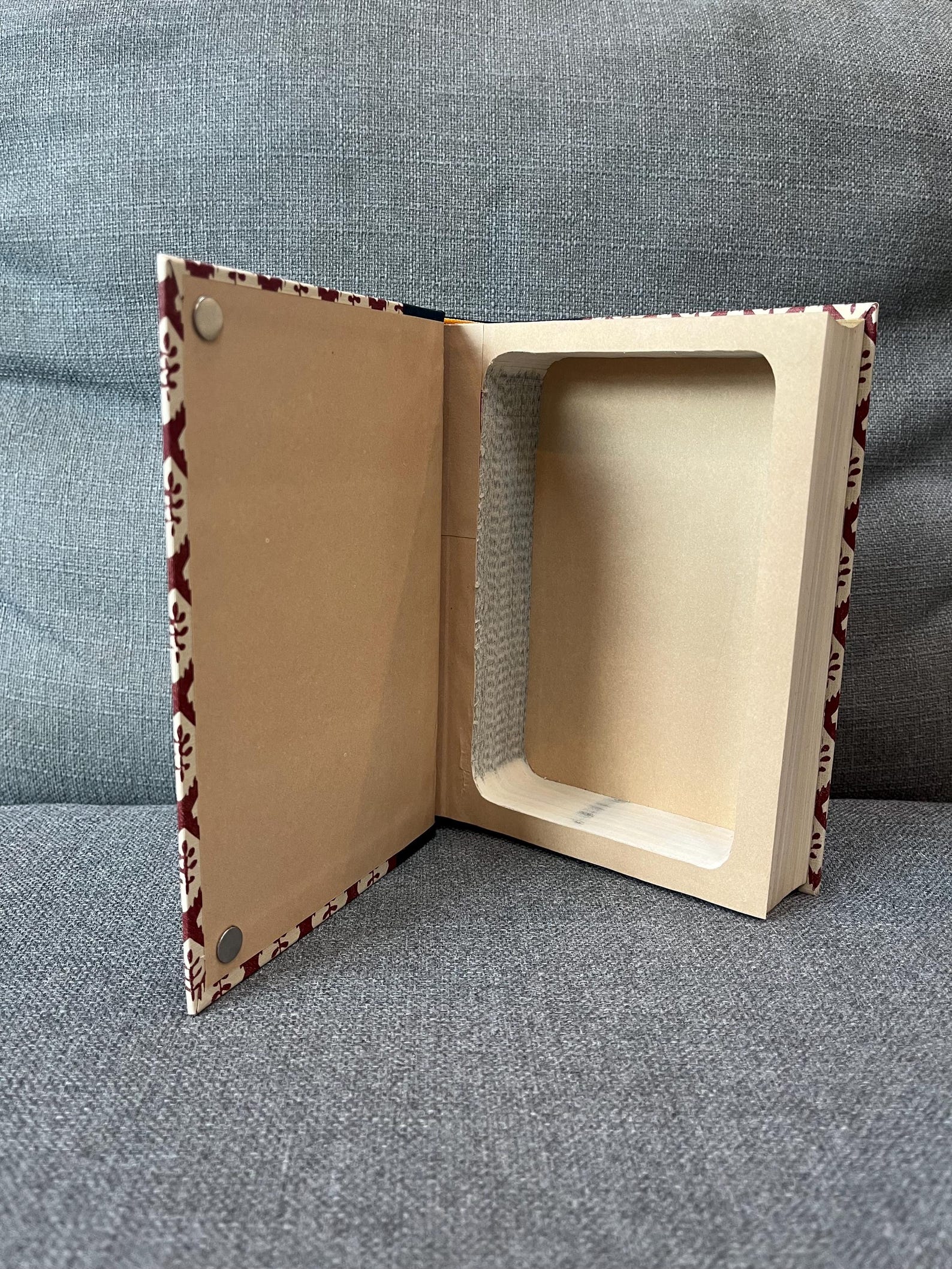 Hidden Book Safe – Handmade Hollow Book With Magnetic Closure | Secret ...