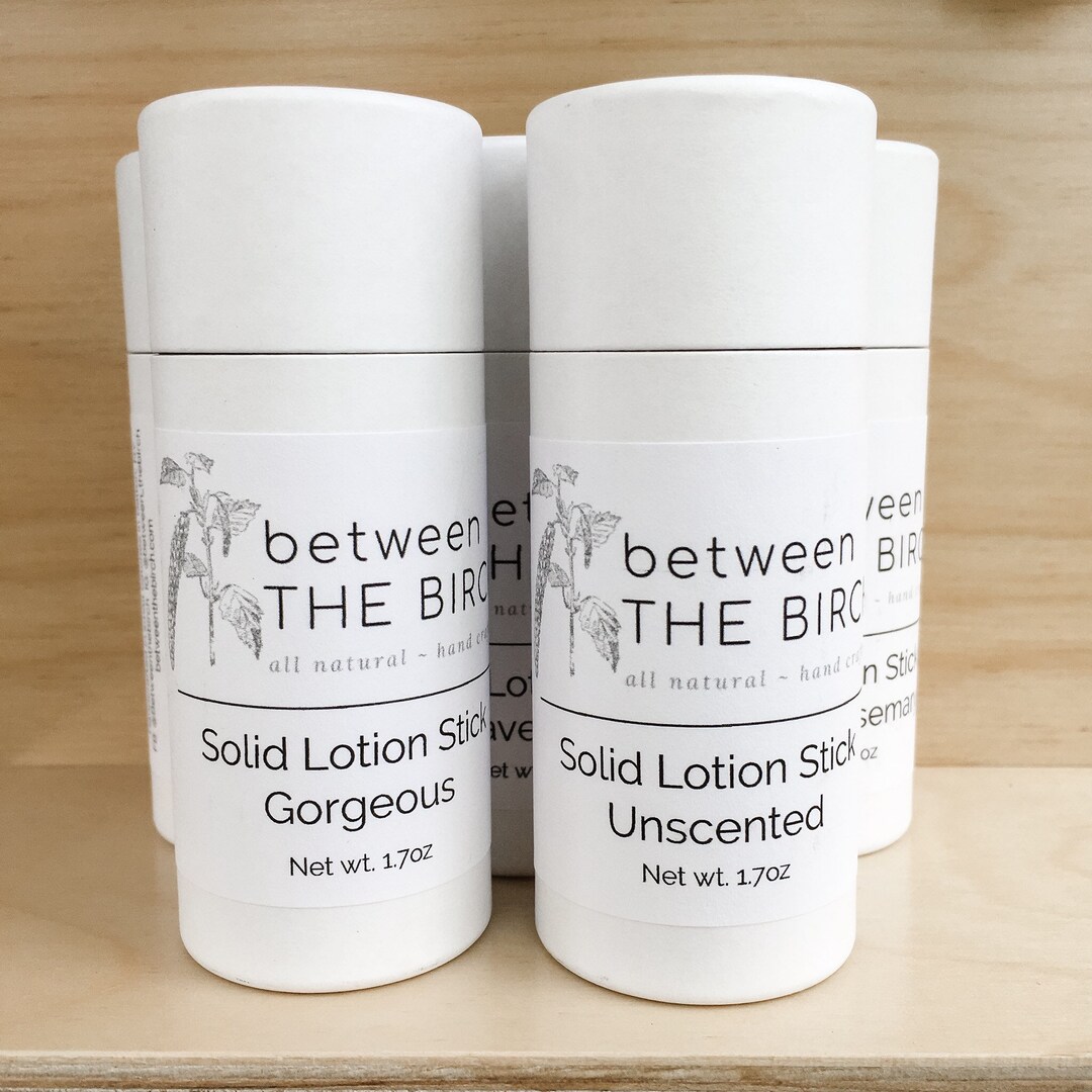 Solid Lotion Sticks in Compostable Container - Etsy