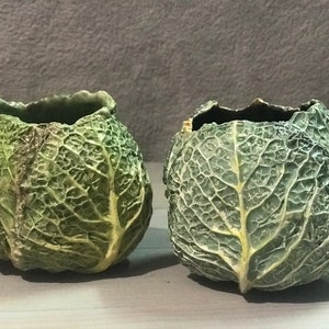 Ceramic Vase. Cabbage. Vase Similar to White-rolled Cabbage or Savoyard ...
