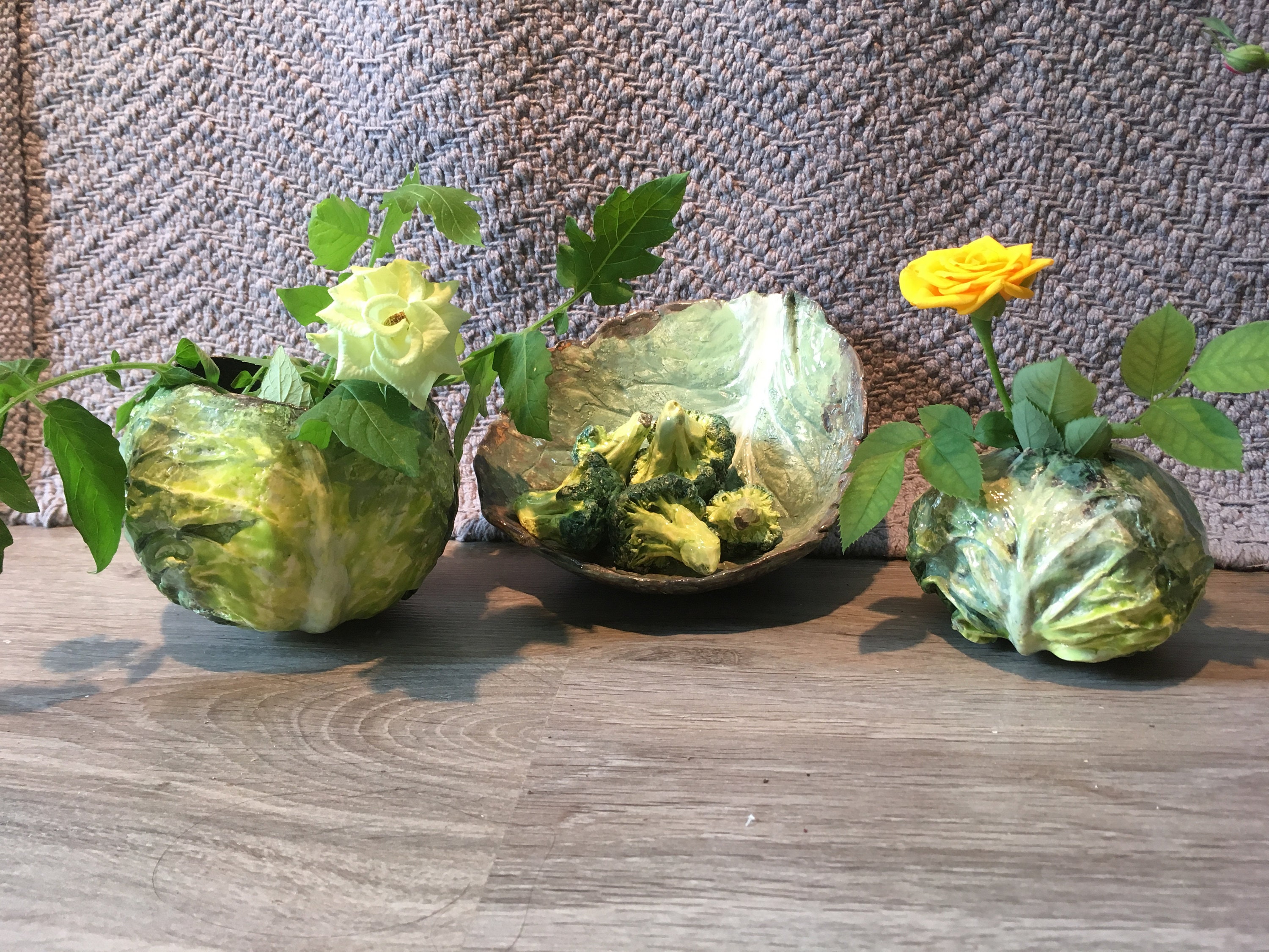 Ceramic Vase in the Form of Cabbage. Vase similar to | Etsy