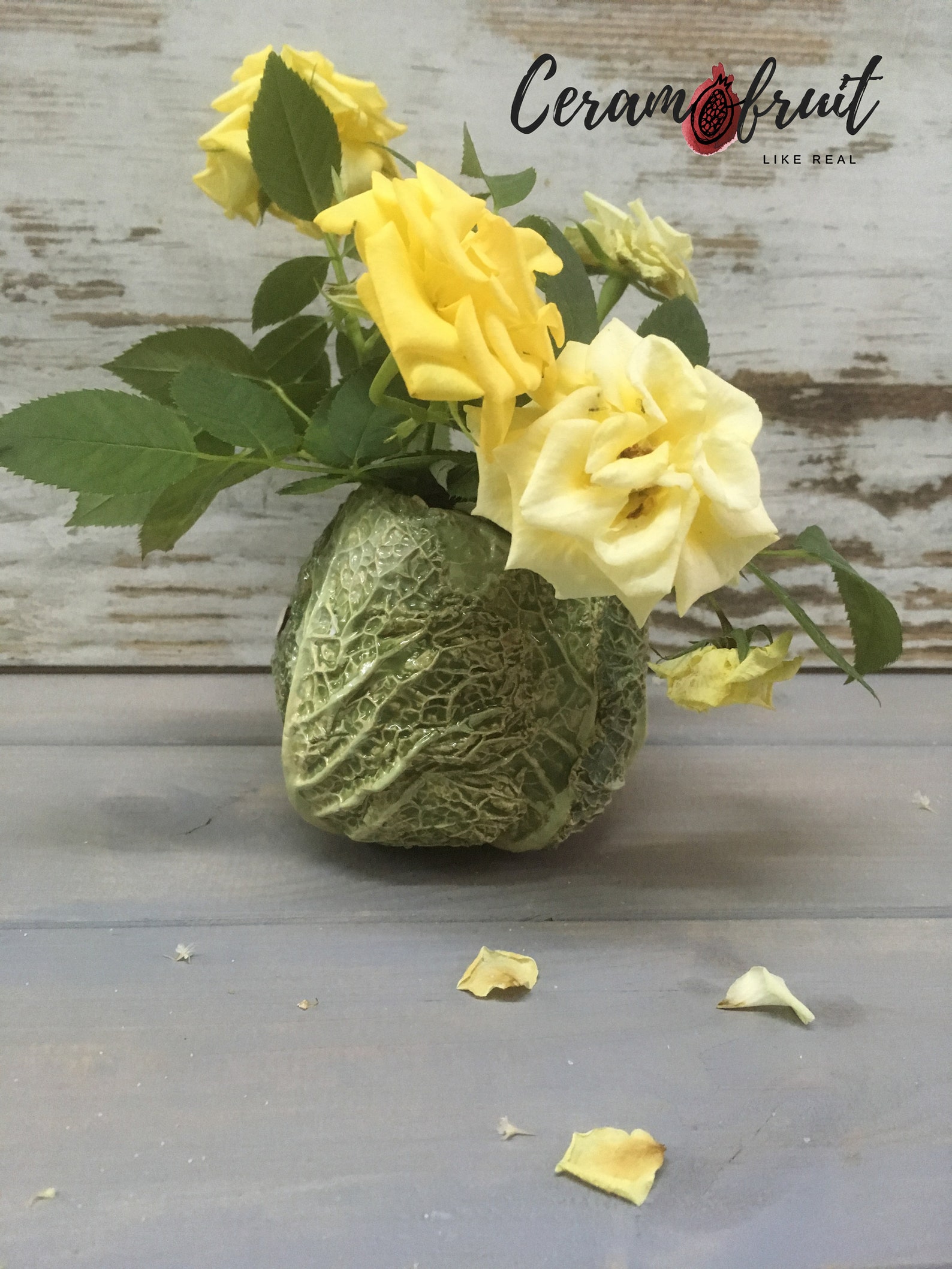Ceramic Vase in the Form of Cabbage. Vase similar to | Etsy