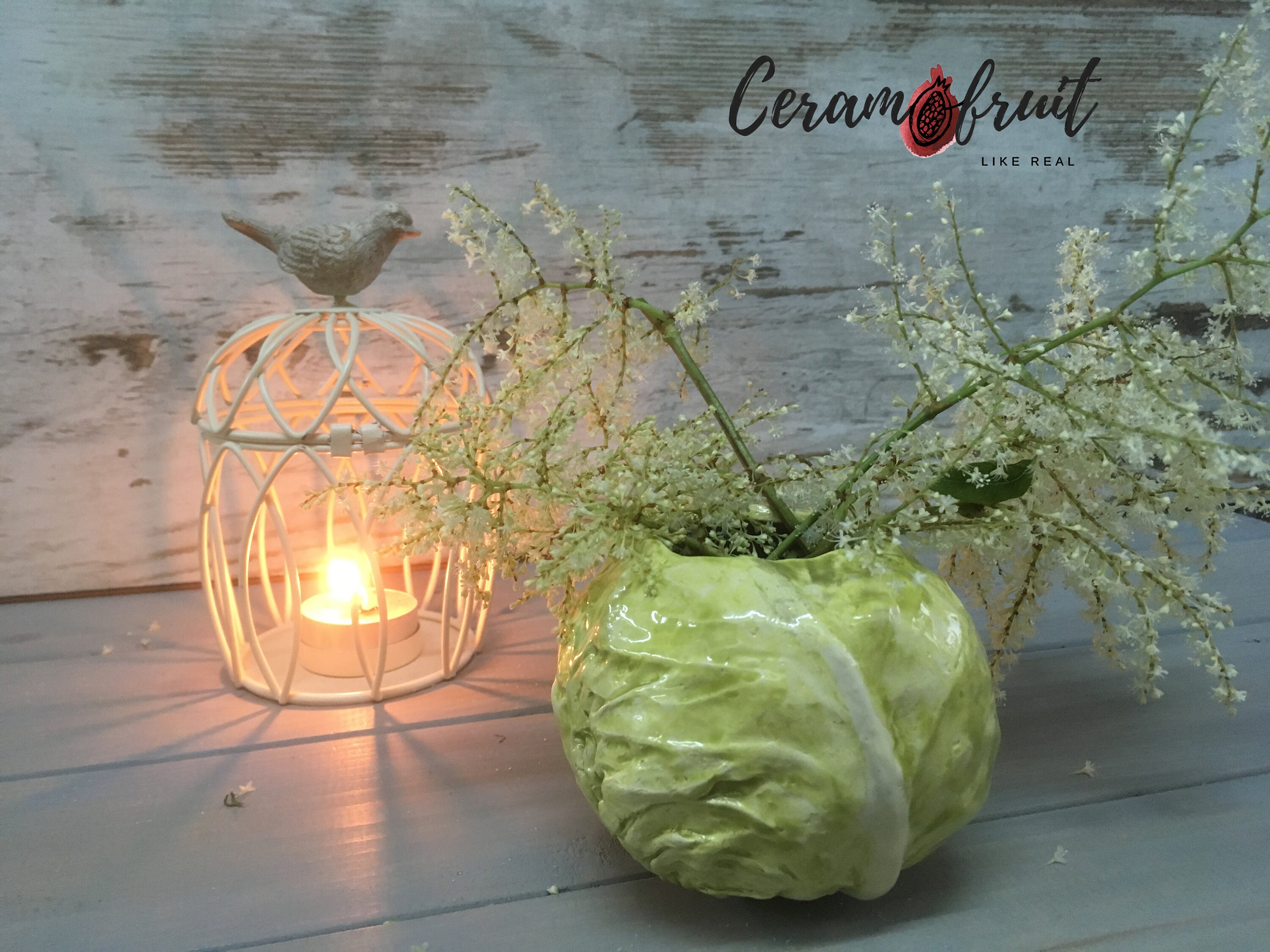 Ceramic Vase in the Form of Cabbage. Vase similar to | Etsy