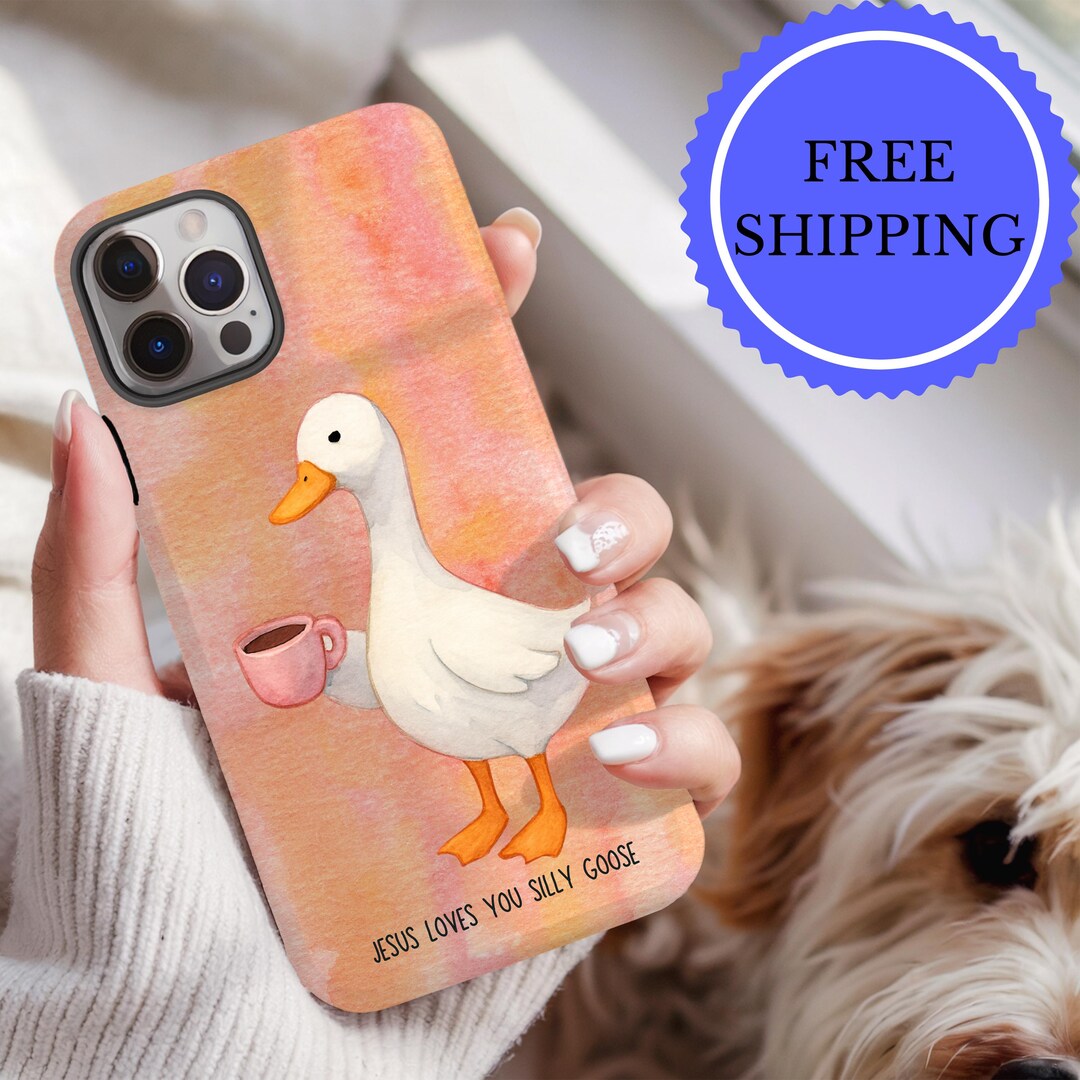 Christian Phone Case, Jesus Loves You Silly Goose Cover for iPhone 17 ...