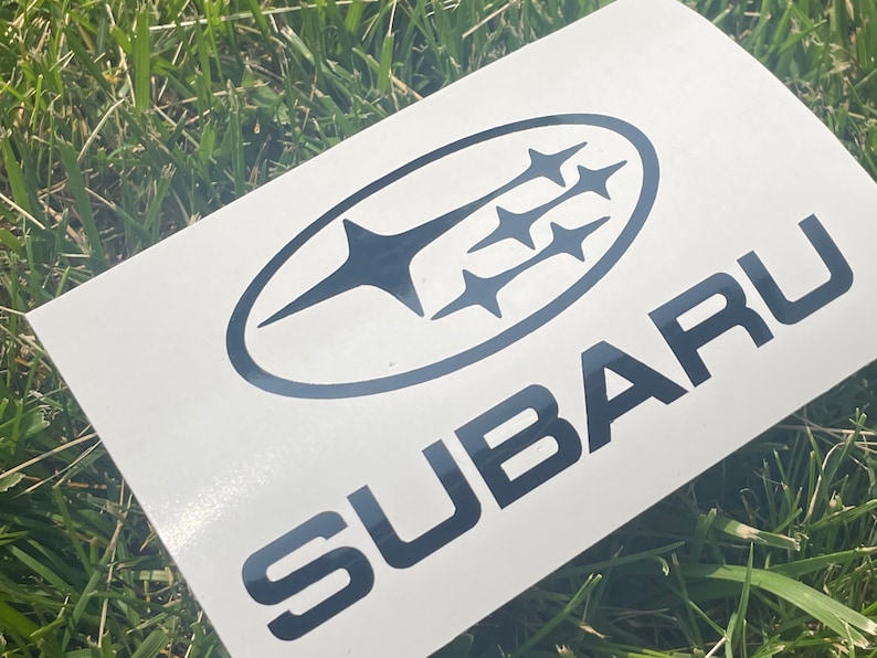 Subaru Decal Sticker Subaru Emblem Logo Decal Subaru Decal - Etsy