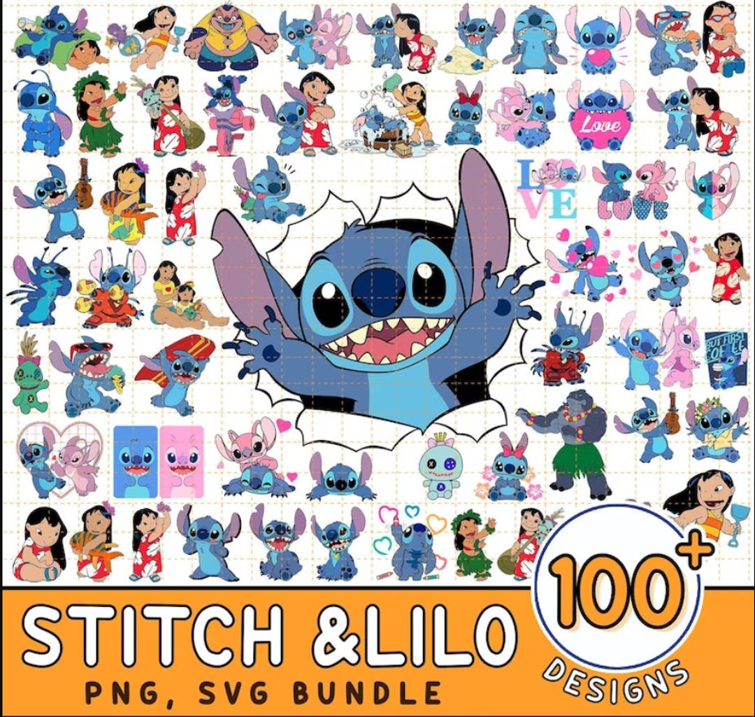 Lilo and Stitch Svg Bundle Files, Lilo and Stitch Svg for Cricut ...