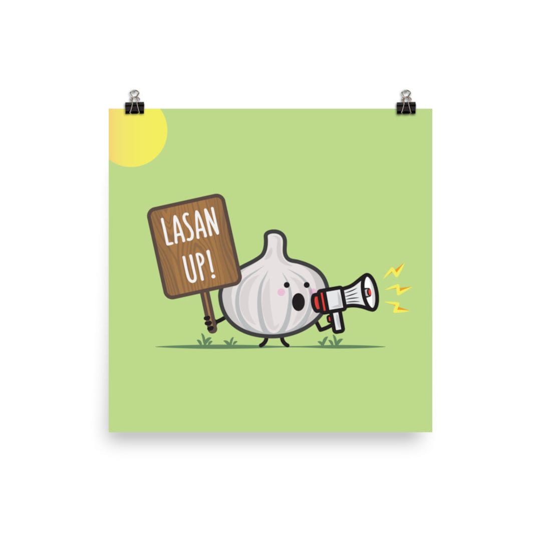 Lasan Up! - Matte Poster Print (the Cute Pista): Desi Gifts, Bollywood ...