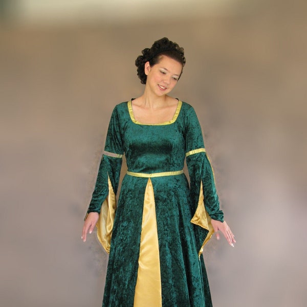 Medieval Velvet Dress - Etsy
