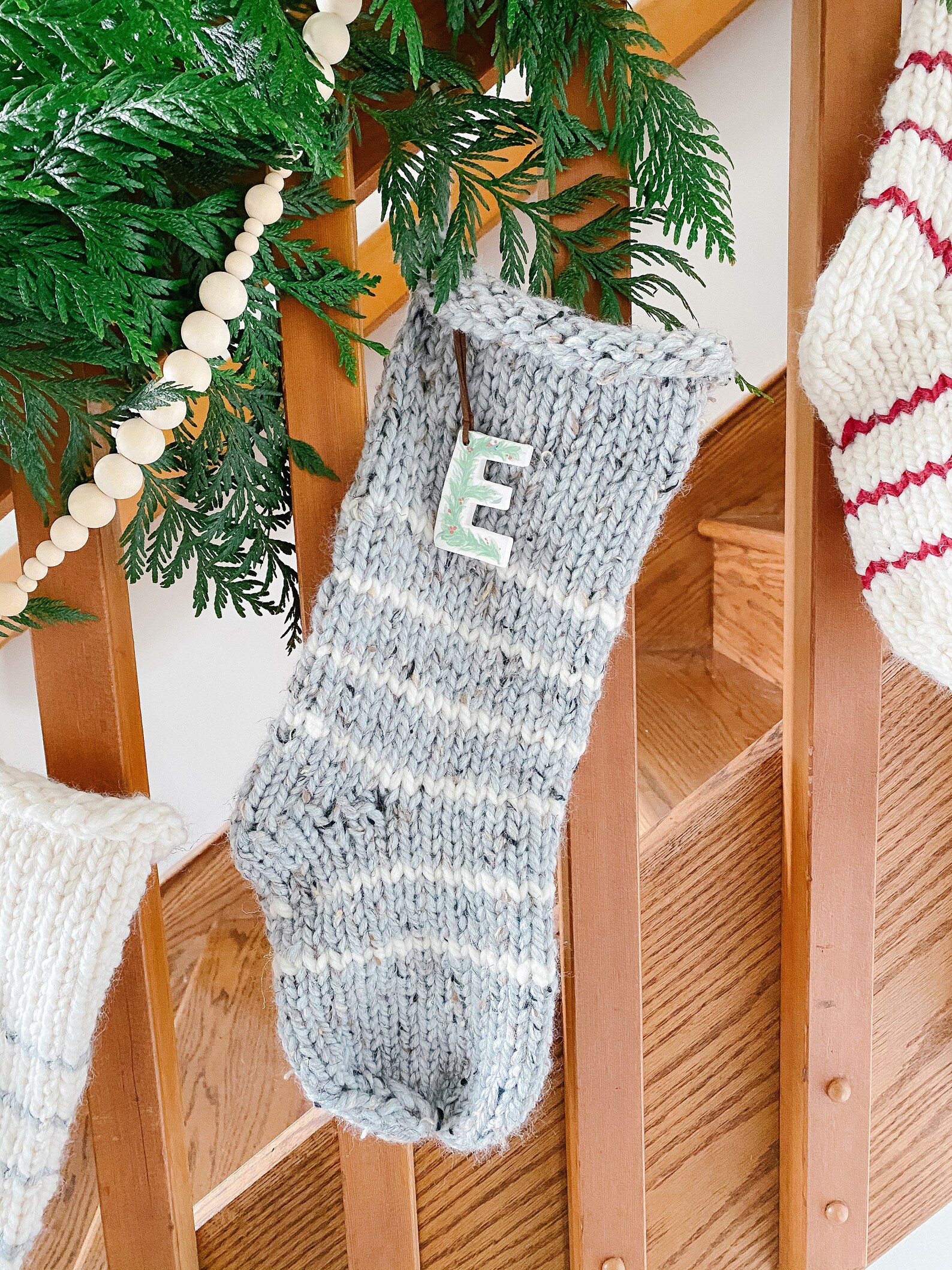 Classic Knit Christmas Stocking Pattern - Etsy