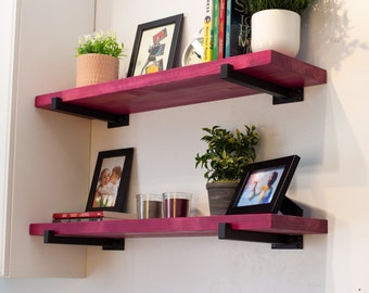 Square Tube Shelf Brackets - Etsy