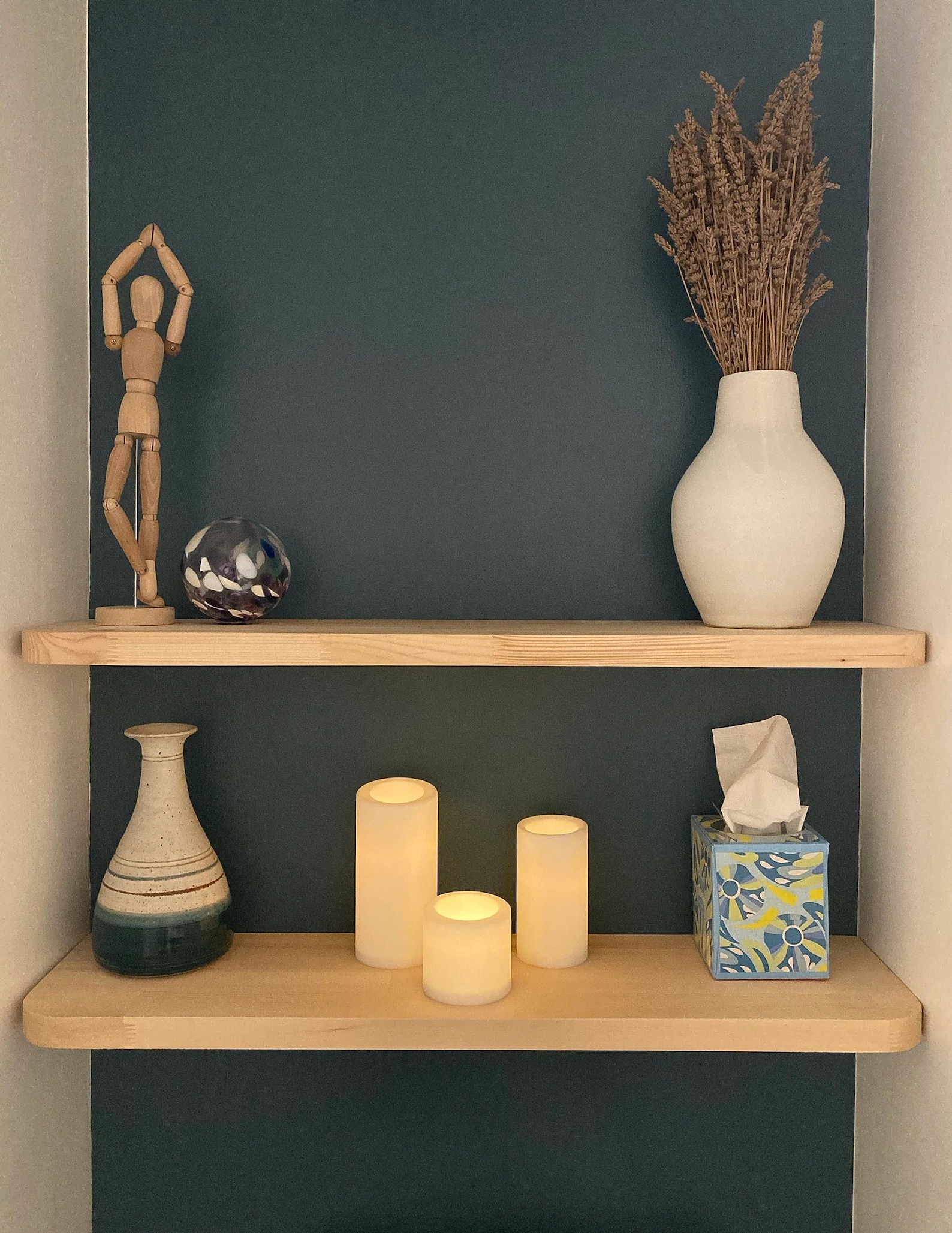 Curved Floating Shelf, Wooden Shelf, Oval Shelf, Custom Size Oval ...