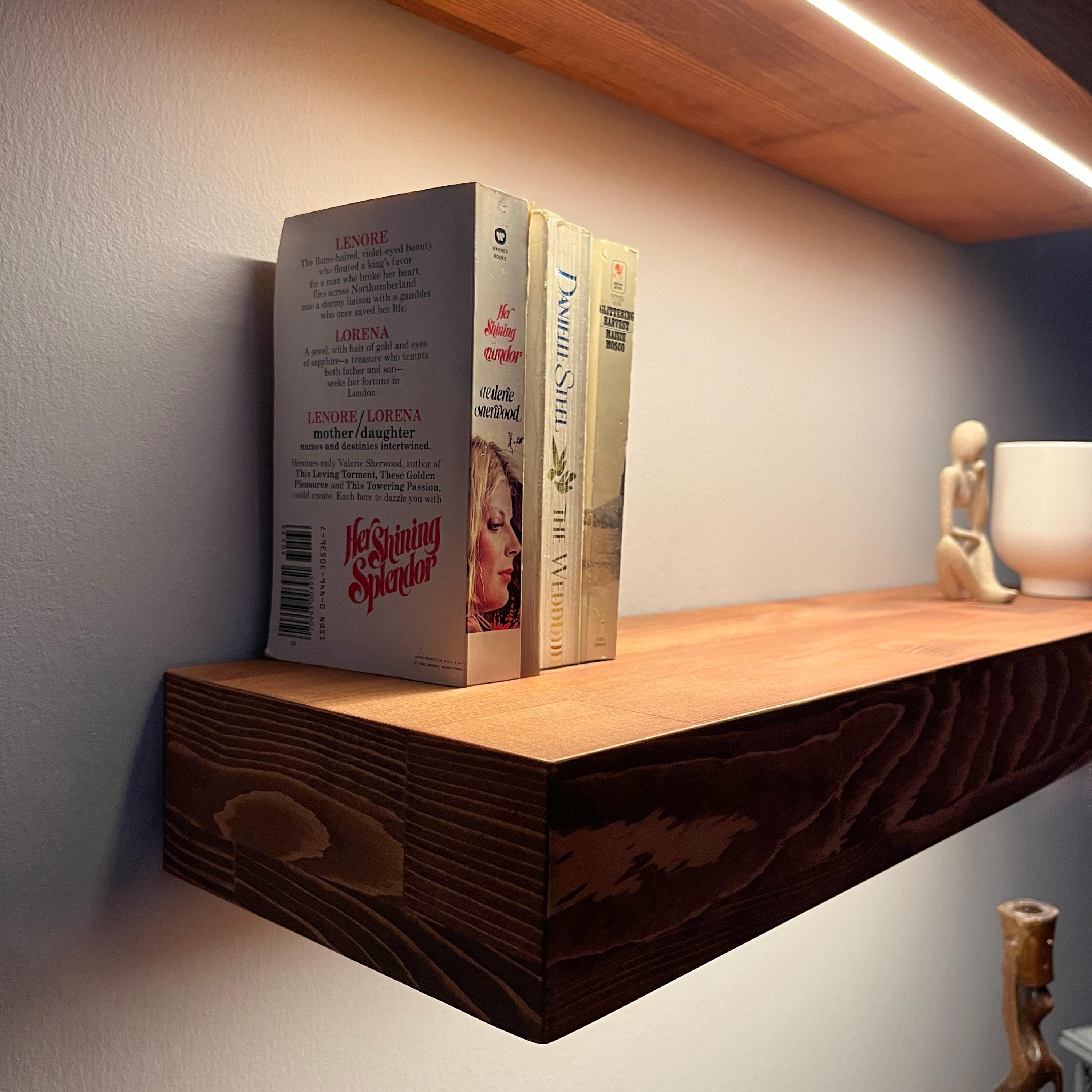 Floating Led Shelf, Floating Shelf With 12V DC LED Light - Etsy
