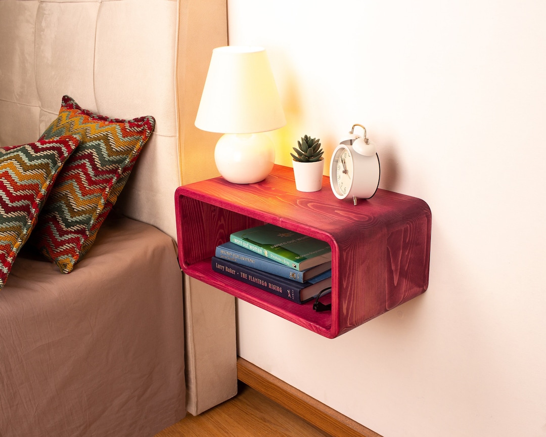 Modern Floating Nightstand, Minimalist Designed Bedside Table ...