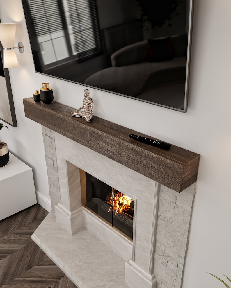 Fireplace Mantel Floating Mantel Shelf Rustic Mantel - Etsy