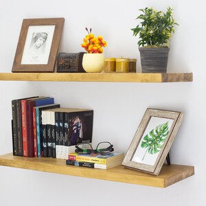 Custom Floating Shelf Floating Book Shelf Wall Mounted - Etsy