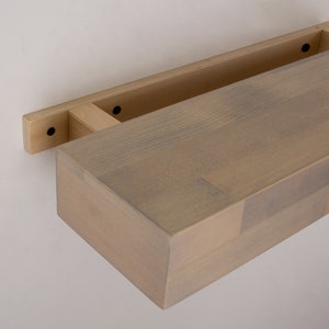 Floating Shelf With LED Lights, Kitchen Shelving, Recessed LED Strip ...