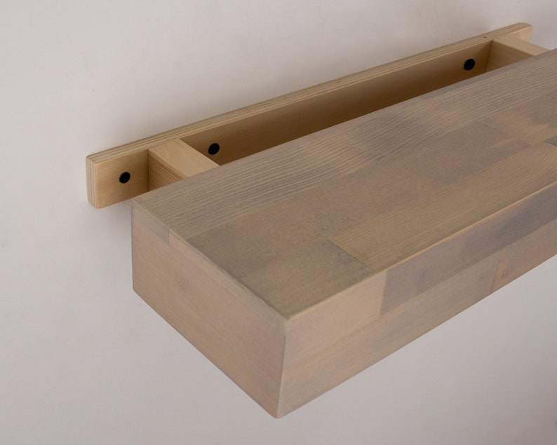 Floating Shelf With LED Lights Kitchen Shelving Recessed LED - Etsy