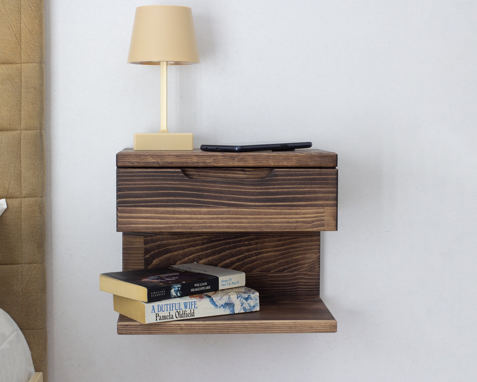 Modern Floating Nightstand Wall Mounted Nightstand With - Etsy