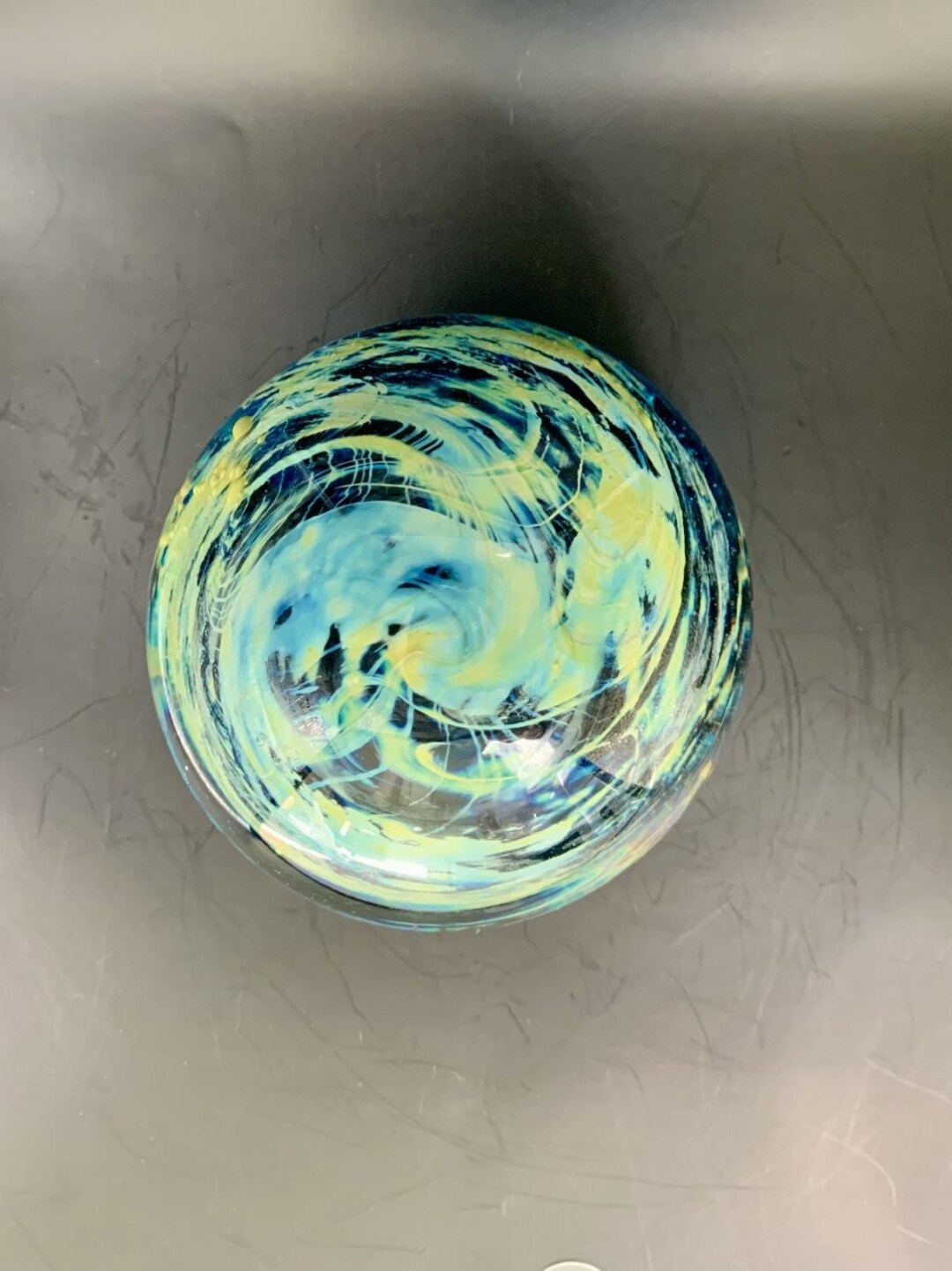 Vintage Large Stunning Mdina Paperweight ( Sea and Sand ) - Etsy