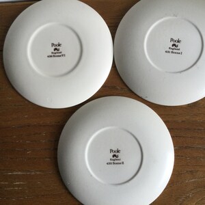 Poole Pottery England 3x Scenes Collective Plates,no..631/632/636. - Etsy