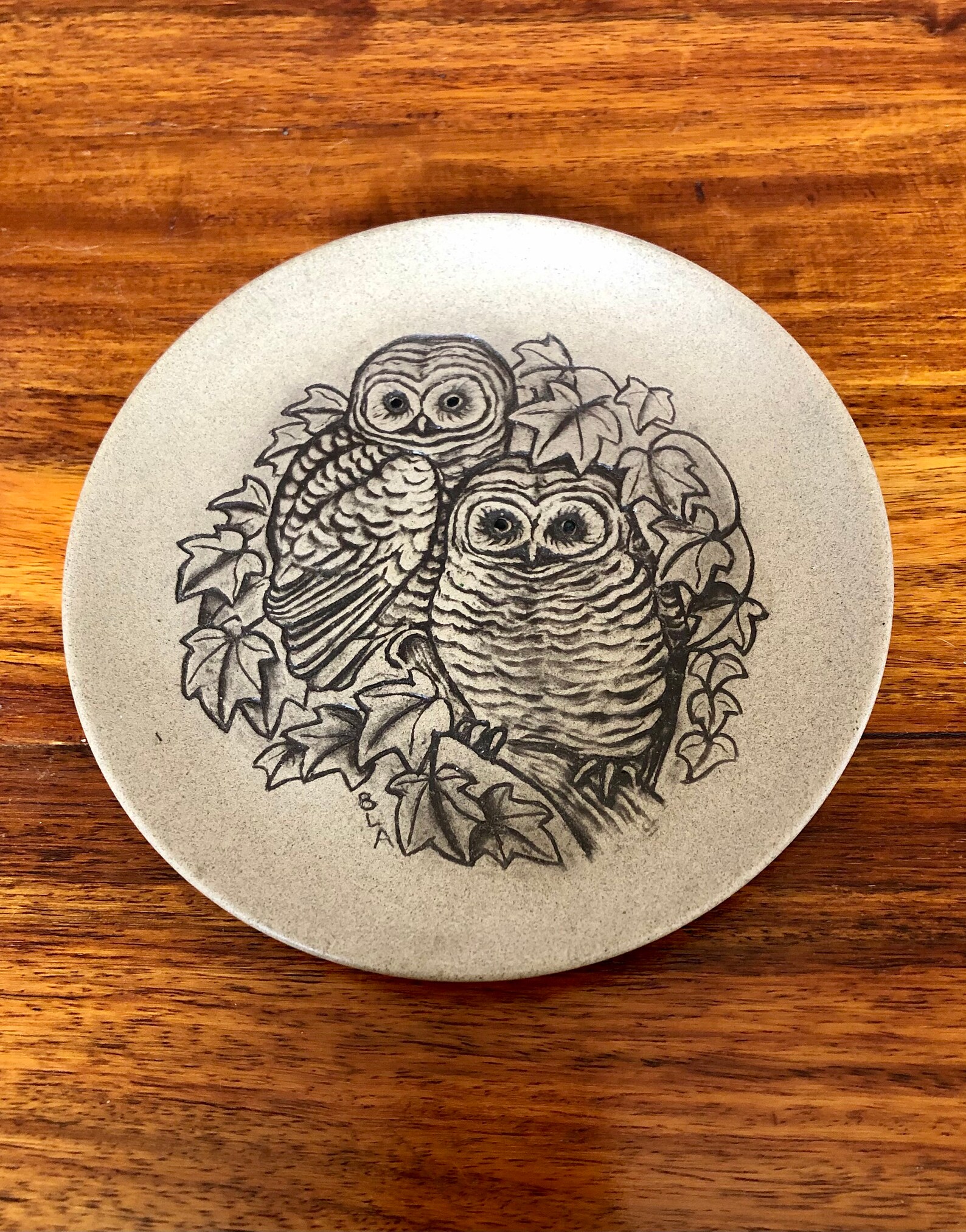 Vintage Poole Pottery Wildlife Series Owl Dish | Etsy