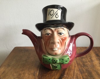 Mad Hatter Teapot - Etsy