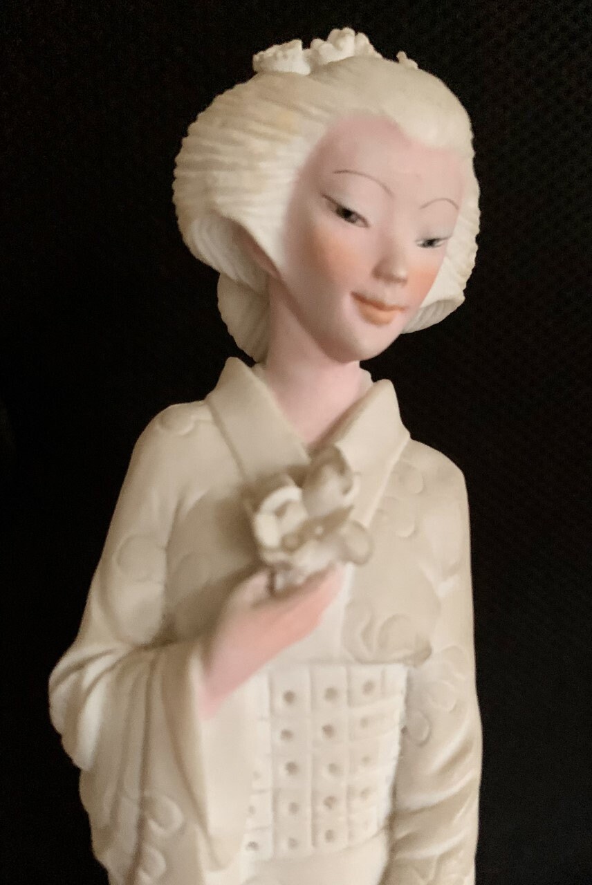 CAPODIMONTE Japanese Geisha Figurine by A Belcari ~ Signed~ . - Etsy UK