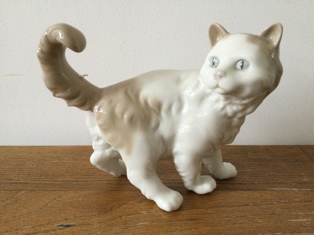 Lladro Nao Cat - Etsy