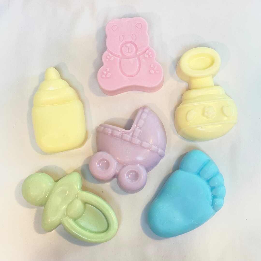 Hello Baby Soap Favors - Multiple Designs - All Natural Handmade Shea ...