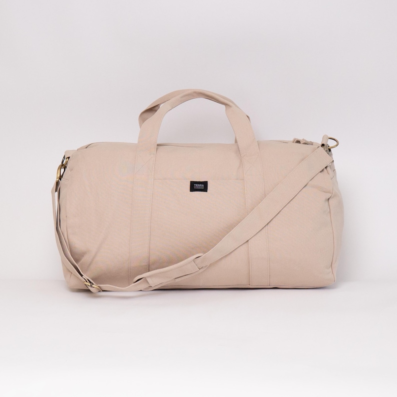 Organic Cotton Canvas Duffle Bag: Fair Trade Weekender Travel Bag - Etsy