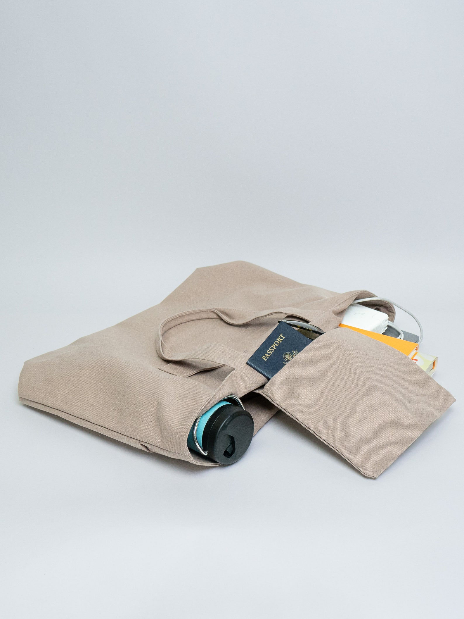 Organic Cotton Canvas Travel Tote Bag With Trolley Sleeve - Etsy