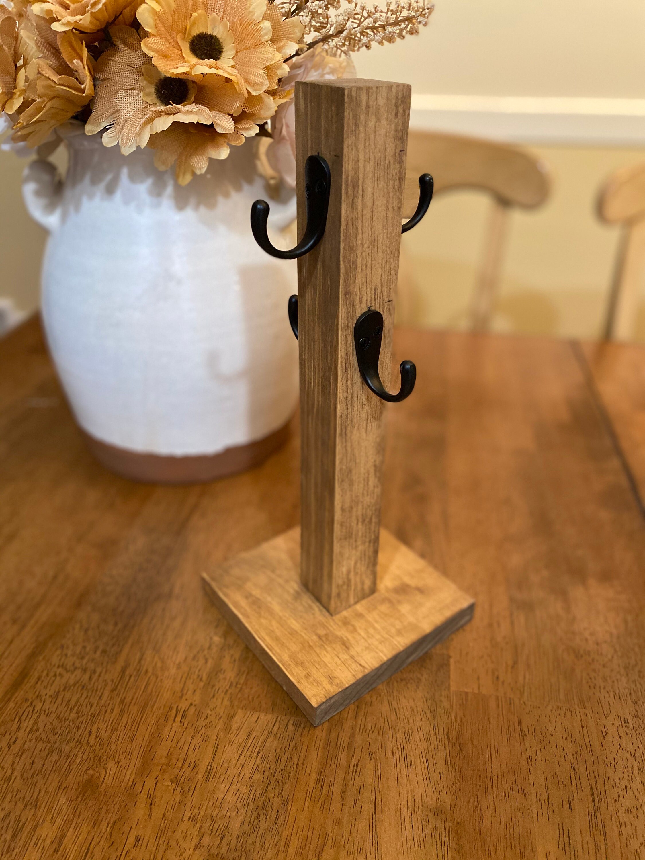 Farmhouse Mug Tree Coffee Mug Tree Kitchen Display Stand | Etsy