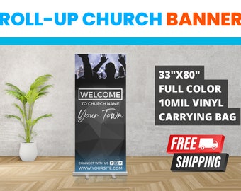 Church Pop up Banner - Etsy