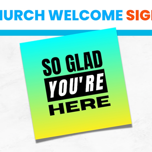 Church Welcome Sign - Etsy