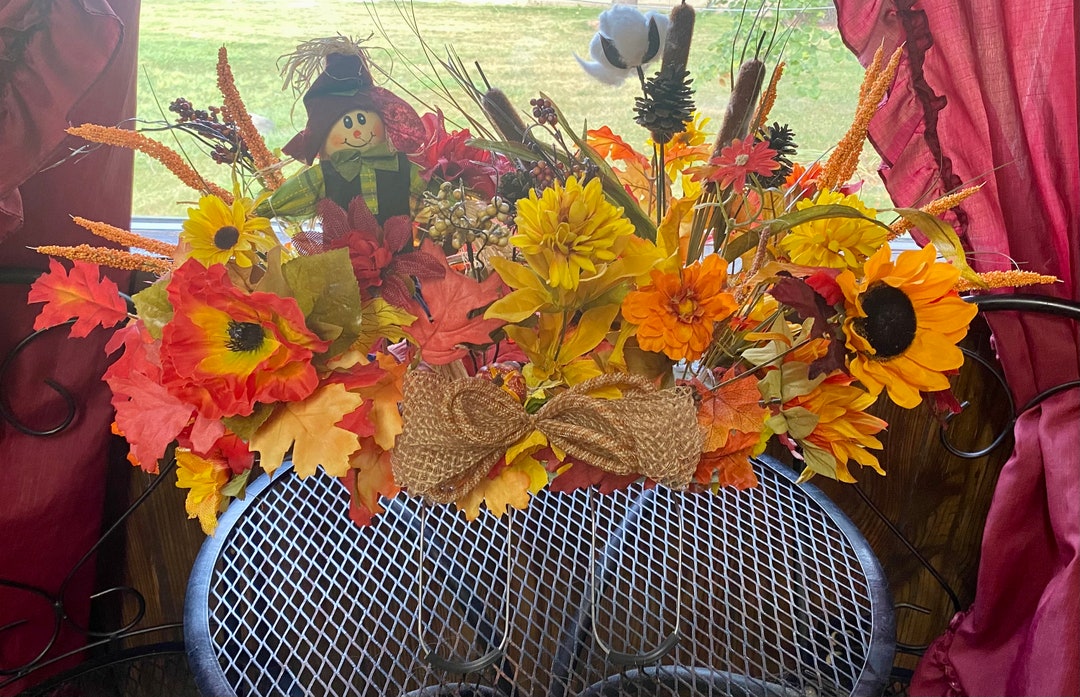 Fall Headstone Saddle Scarecrow Saddle Fall Saddle - Etsy