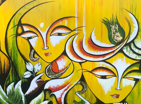 Indian Abstract Painting