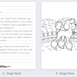 The Dog’s Sense of Smell - Was It Designed? - JW Kids Letter Writing - Etsy