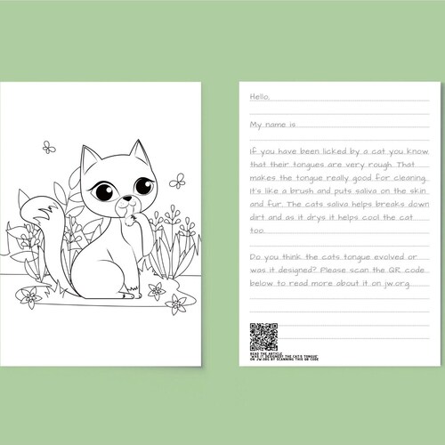 JW Kids Was It Designed Letter Writing Printable Set 1 - Etsy