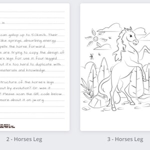The Horse’s Leg - Was It Designed? - JW Kids Letter Writing - Etsy
