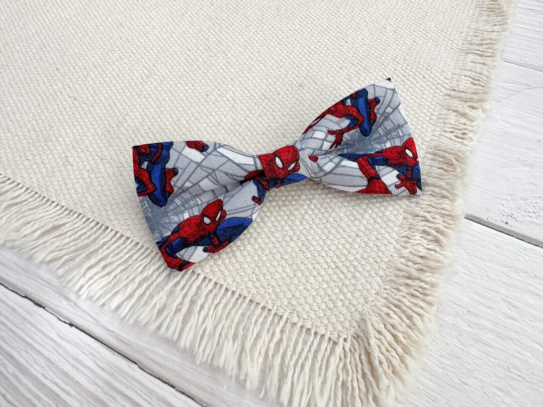 Spiderman Boys Bow Tie Bowtie Spider Man Baby Infant Toddler Boy Youth ...