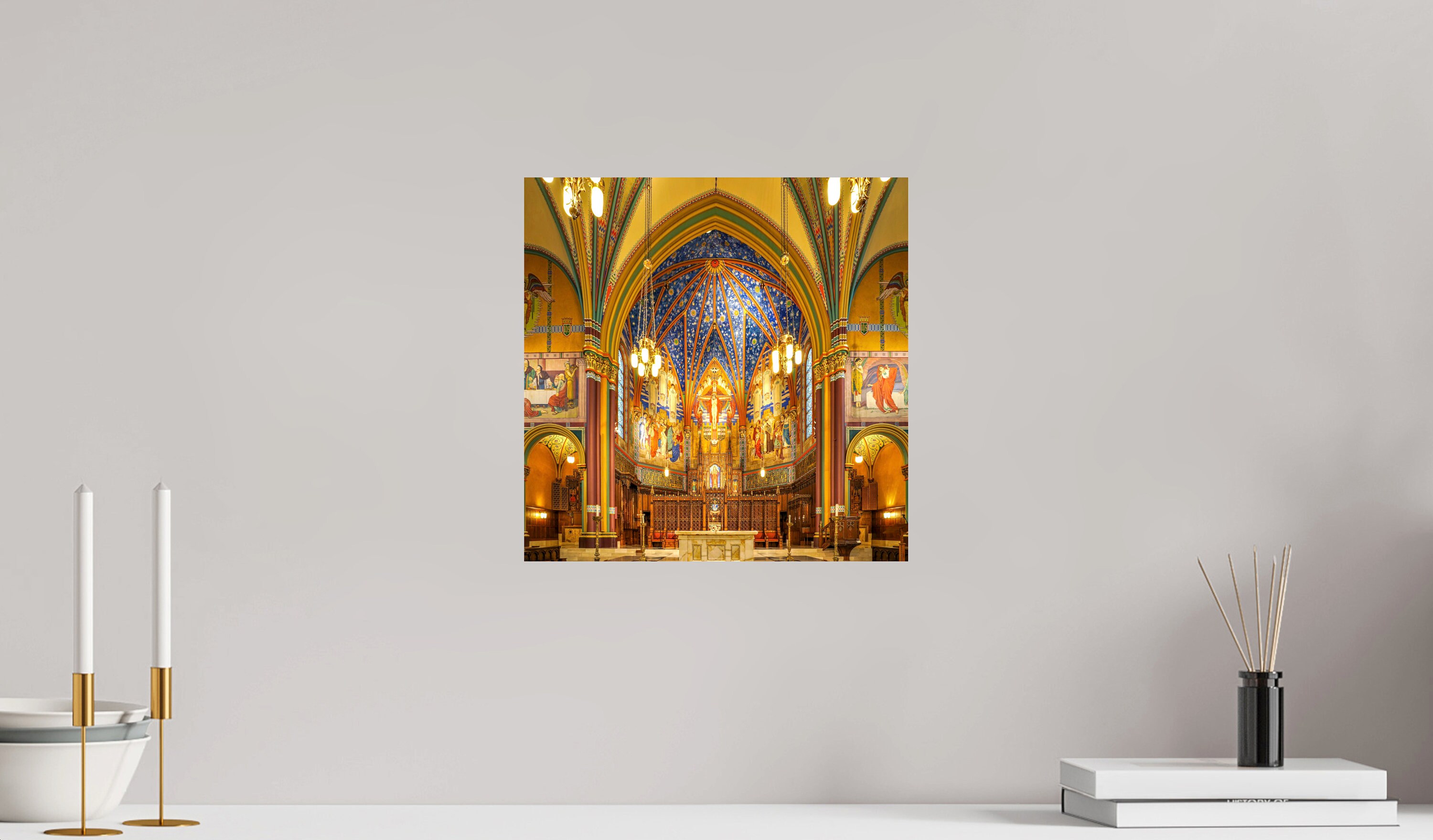 Cathedral of the Madeleine Architectural Fine Art Print Various Sizes ...