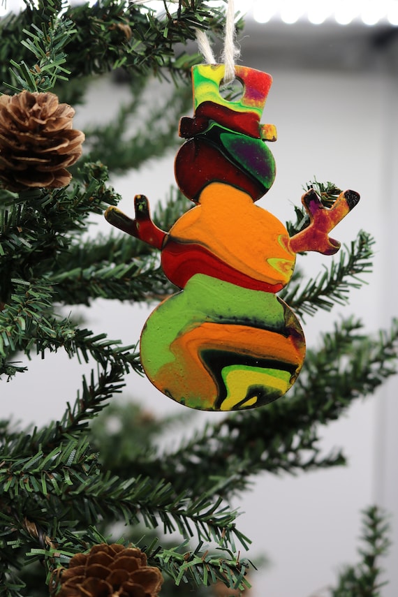 Christmas gift abstract painting Holiday Ornaments Set NO holiday gift ...