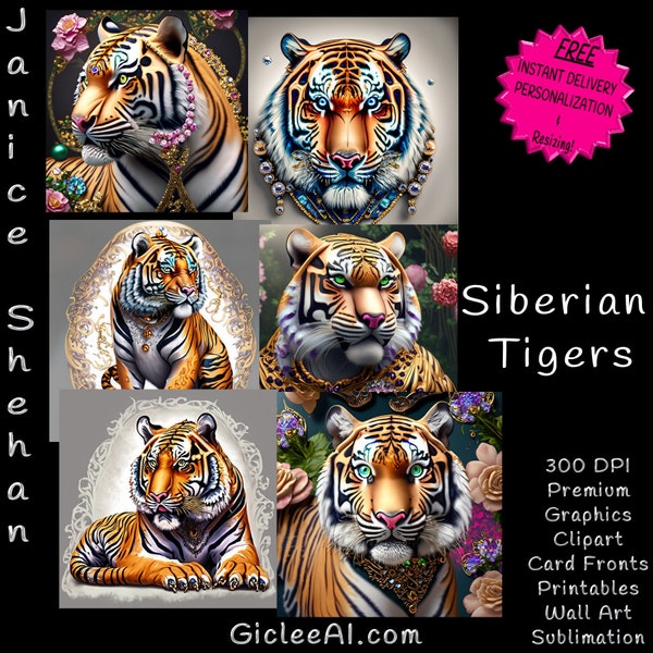 Siberian Tiger Wall Art - Etsy