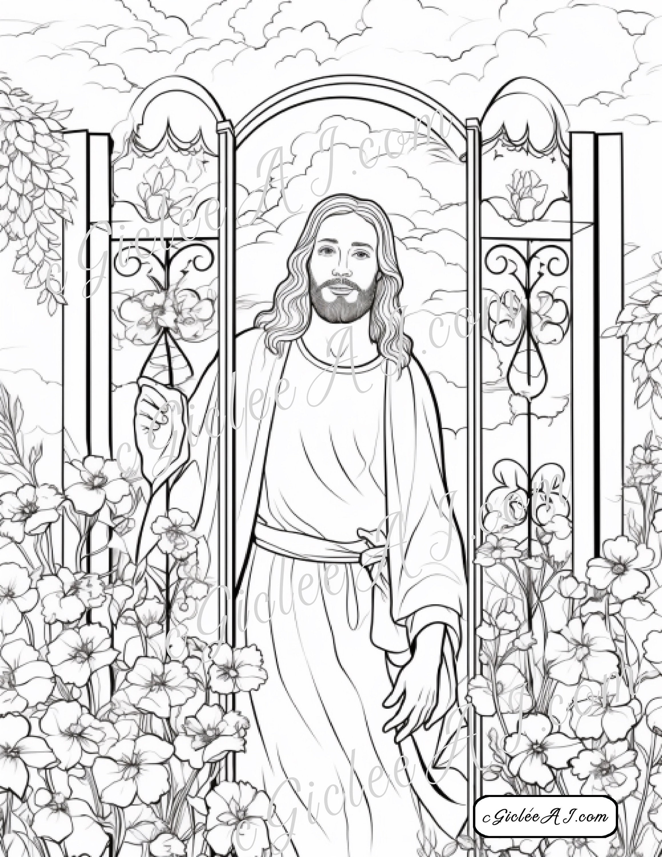 25 JESUS, Christ, Lord, Savior, God, Christian, Printable Download ...