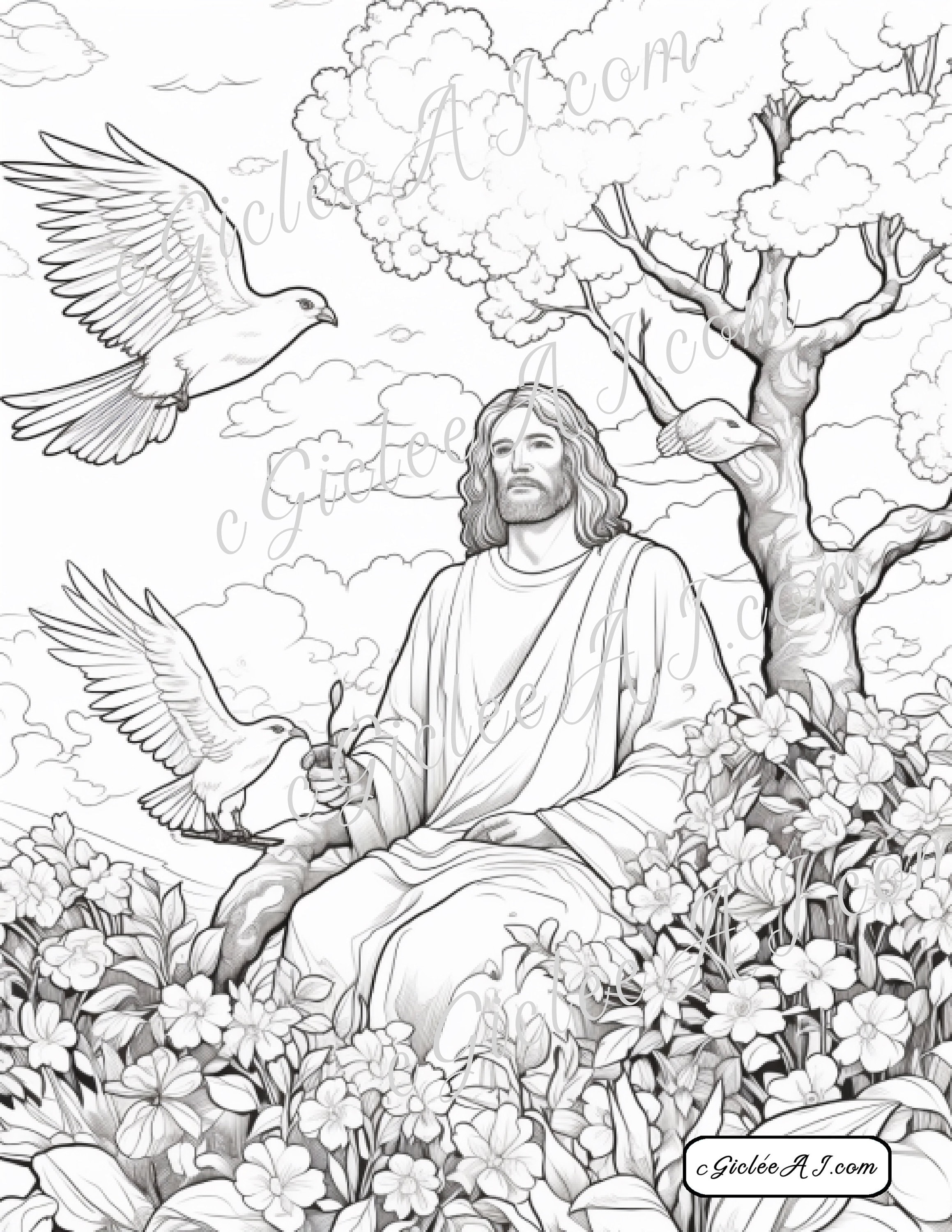 25 JESUS, Christ, Lord, Savior, God, Christian, Printable Download ...