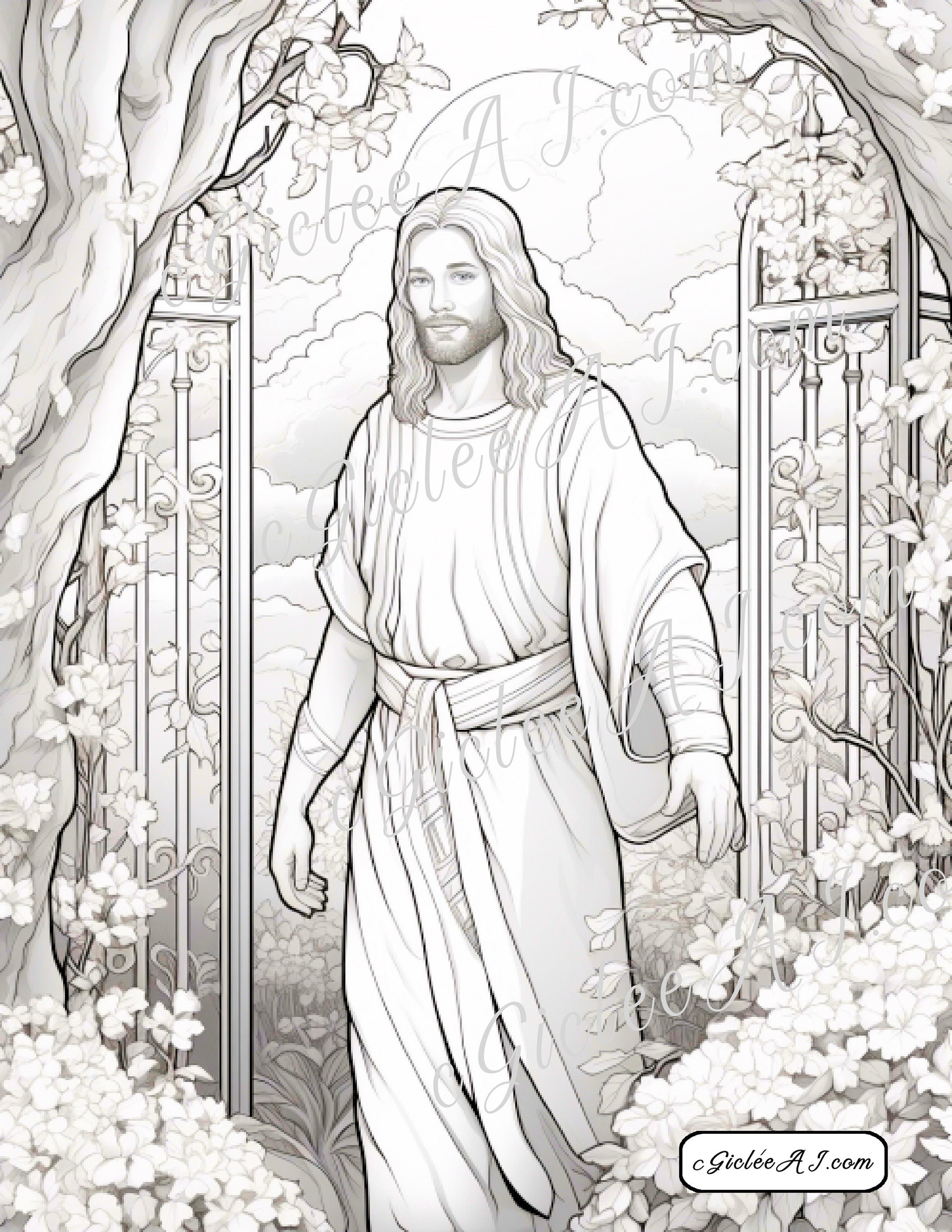 25 JESUS, Christ, Lord, Savior, God, Christian, Printable Download ...