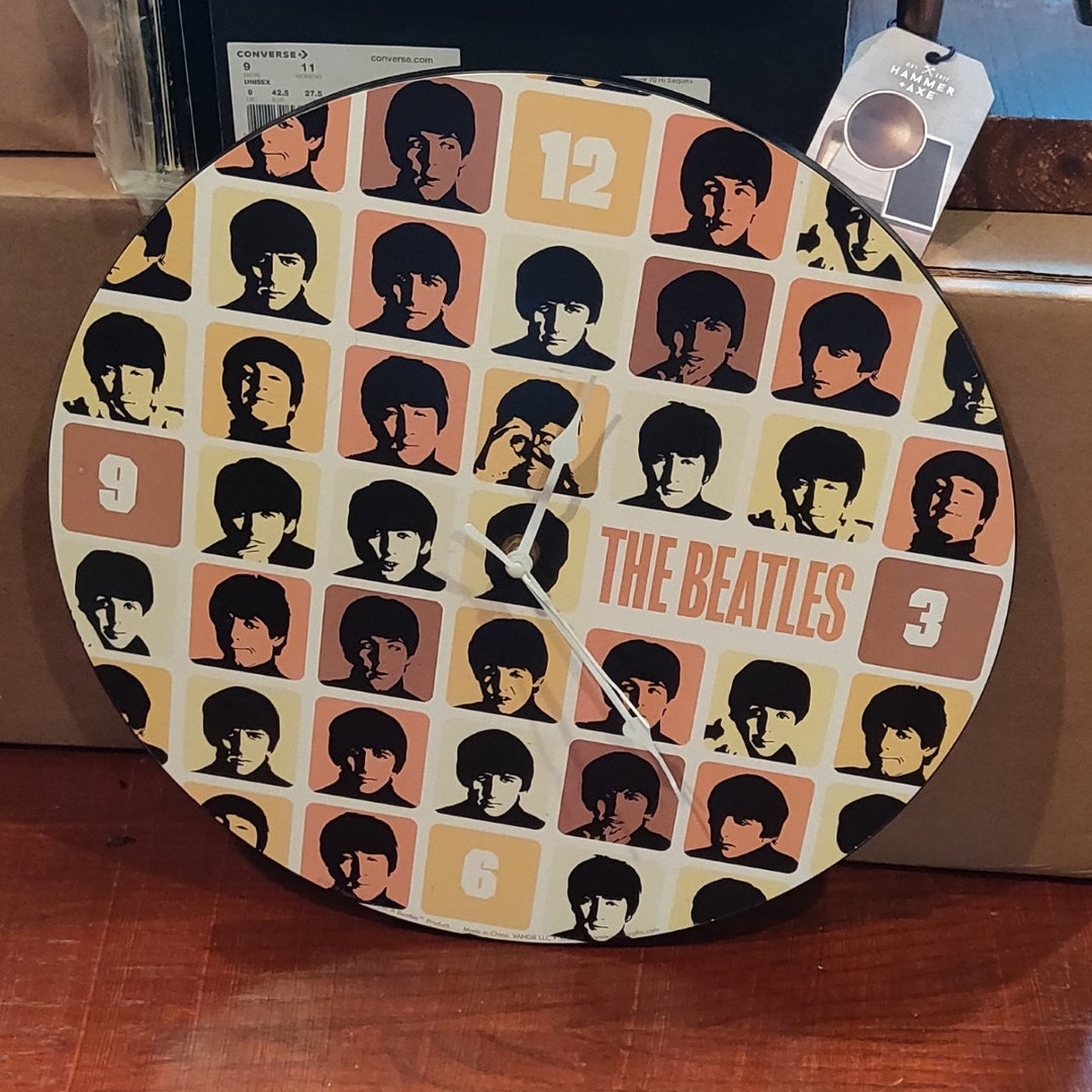 BEATLES WALL CLOCK - Etsy