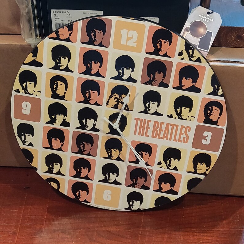 BEATLES WALL CLOCK - Etsy